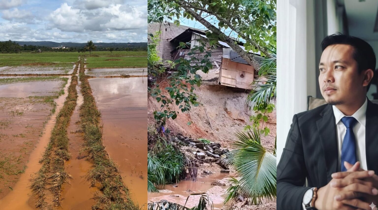 Banjir Rendam Sawah Warga, JMSI Kolaka Raya Soroti Dampak PSN Pomalaa ...